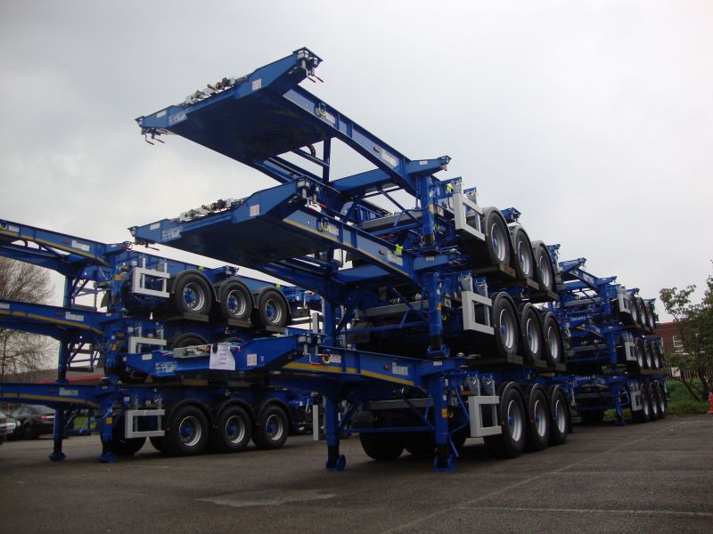 Latest batch of Montracon Skeletal trailers now available - Montracon